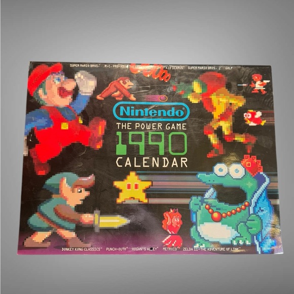 Nintendo | Office | Nintendo The Power Game 99 Collectible Calendar ...